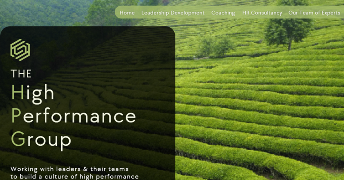The HPG Website Main Page